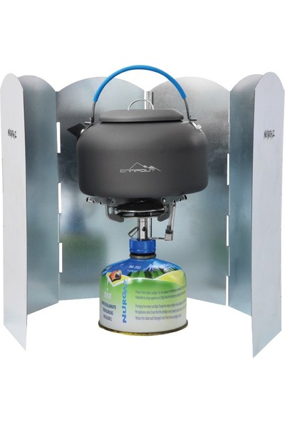 Nurgaz Campout Metal Rüzgarlık Küçük