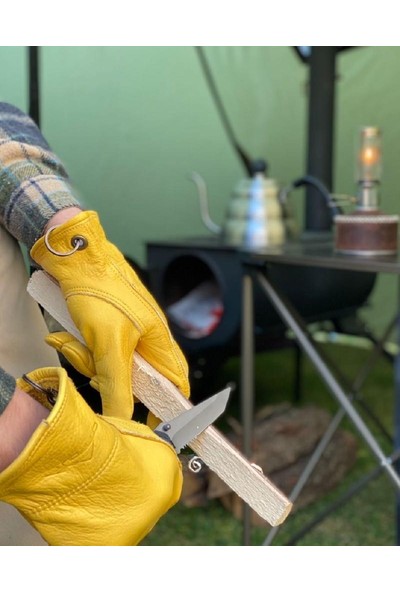 Nurgaz Campout Eldiven Dana Derisi-Large