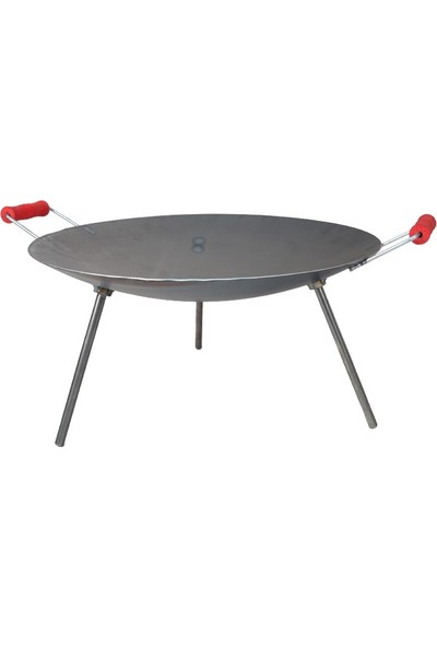 Nurgaz Campout Ayaklı Portatif Kavurma Sacı