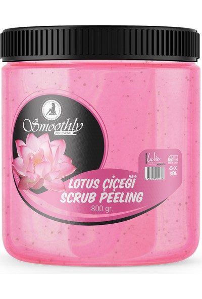 Smoothly Lotus Çiçeği Özlü Canlandırıcı & Yumuşatıcı El Ayak ve Vücut Bakım Peelingi 800GR