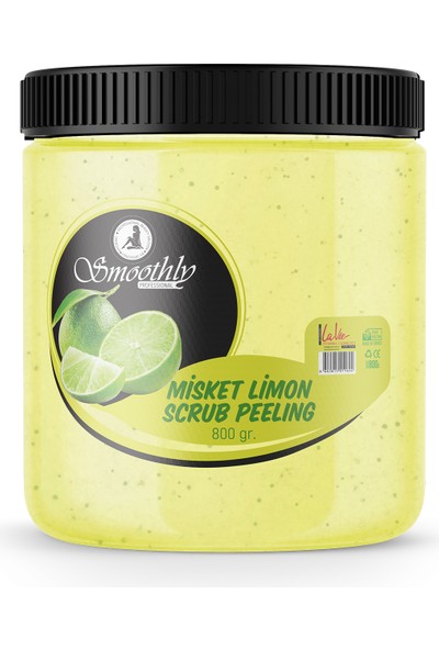 Smoothly Misket Limon Özlü Canlandırıcı & Yumuşatıcı El Ayak ve Vücut Bakım Peelingi 800GR Smoothly Misket Limon Özlü Canlandırıcı & Yumuşatıcı El Ayak ve Vücut Bakım Peelingi 800GR