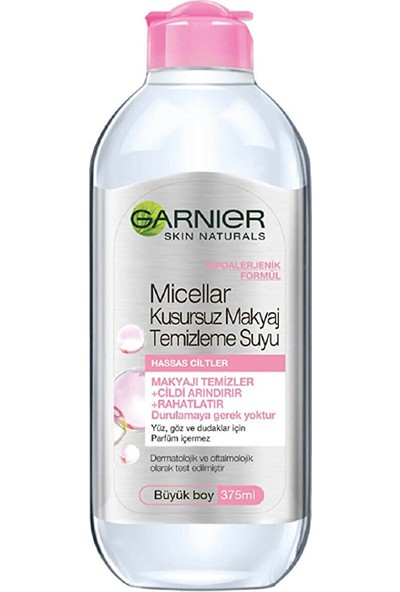 Garnier Micellar Kusursuz Makyaj Temizleme Suyu 375 ml Garnier Micellar Kusursuz Makyaj Temizleme Suyu 375 ml