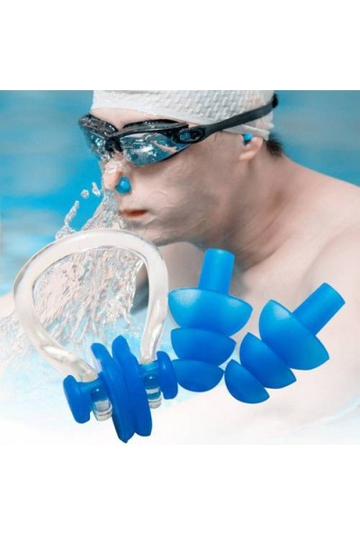 Ozcmax Kulak ve Burun Tıkacı Havuz Seti- Ozcmax Kulak ve Burun Tıkacı Havuz Seti-