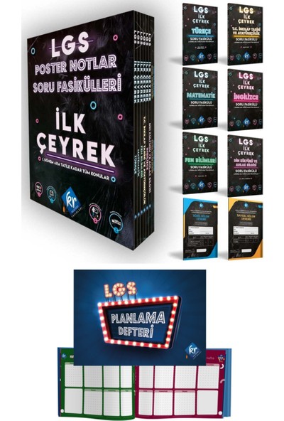 Kr Akademi LGS Poster Notlar İlk Çeyrek Soru Fasikülleri LGS Planlama Defteri Hediyeli Kr Akademi LGS Poster Notlar İlk Çeyrek Soru Fasikülleri LGS Planlama Defteri Hediyeli