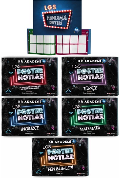Kr Akademi LGS Poster Notlar Seti 5 Poster LGS Planlama Defteri Hediyeli Kr Akademi LGS Poster Notlar Seti 5 Poster LGS Planlama Defteri Hediyeli