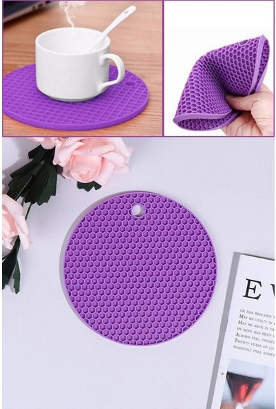 Kitchen Beauty Mutfak Petek Şekilli Silikon Nihale Kalbura Bastı Kalıbı Kitchen Beauty Mutfak Petek Şekilli Silikon Nihale Kalbura Bastı Kalıbı