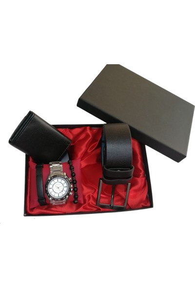 Barse Collection Barsecollection Erkek Mekanizmalı Cüzdan Saat Kemer Hediye Set Barse Collection Barsecollection Erkek Mekanizmalı Cüzdan Saat Kemer Hediye Set
