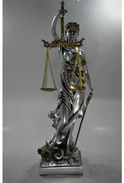 Hediye Seviyorum Adalet Heykeli Gümüş