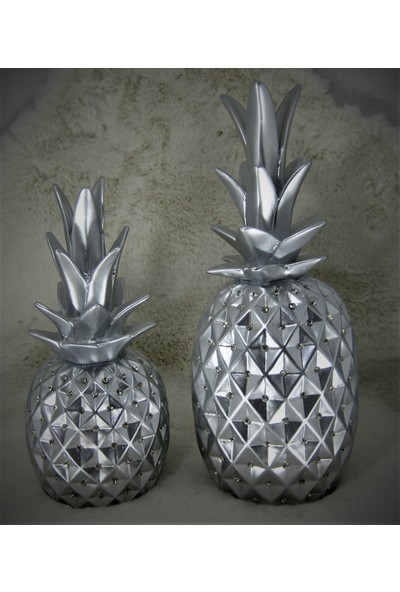 Hediye Seviyorum Ananas Biblo Tamamı Gümüş