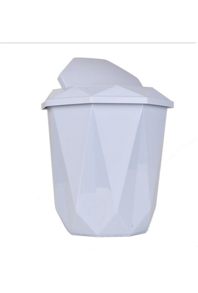 İncirop Prizma Renkli Banyo Mutfak Çöp Kovası 5.5 Lt