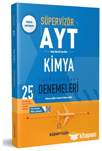 Süpervizör Yayınları Süpervizör AYT Kimya 25’li Deneme