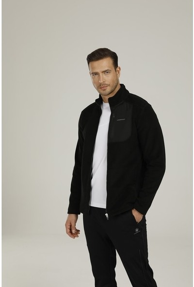 Lumberjack SN135 Daniel Erkek Siyah Polar Ceket Lumberjack SN135 Daniel Erkek Siyah Polar Ceket