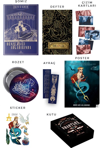 Ephesus Yayınları Deniz Kızı Ağladığında Set