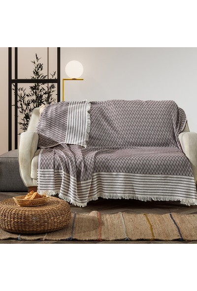 Vagonik Zigzag Natural Keten Koltuk Örtüsü | Koltuk Şalı Çekyat Örtüsü Vagonik Zigzag Natural Keten Koltuk Örtüsü | Koltuk Şalı Çekyat Örtüsü