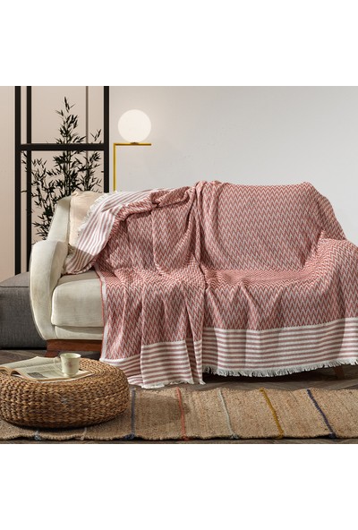 Vagonik Zigzag Natural Keten Koltuk Örtüsü | Koltuk Şalı Çekyat Örtüsü Vagonik Zigzag Natural Keten Koltuk Örtüsü | Koltuk Şalı Çekyat Örtüsü