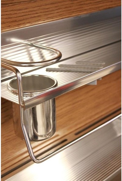 Almıtal Set Üstü 800MM Kaşıklık, Bıçaklık, Paslanmaz Raf