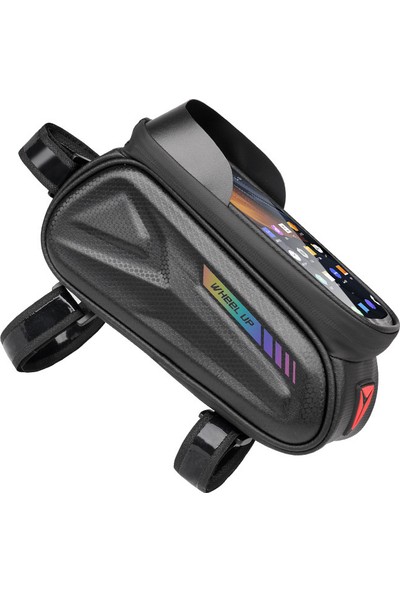 Lrsmile Su Geçirmez Bisiklet Ön Saklama Çantası - Siyah (Yurt Dışından)