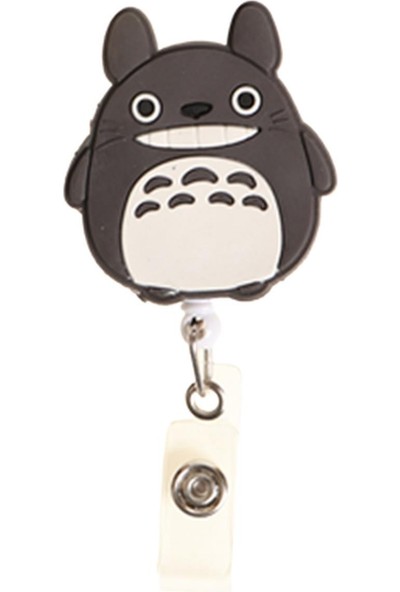 Totoro Tasarım Silikon Yoyo Yaka Kartlık