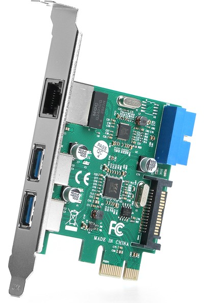 Dark 2x USB3.0 + Gigabit Lan Pcıe X1 Ağ Kartı (Dk-Nt-Peglanu2)