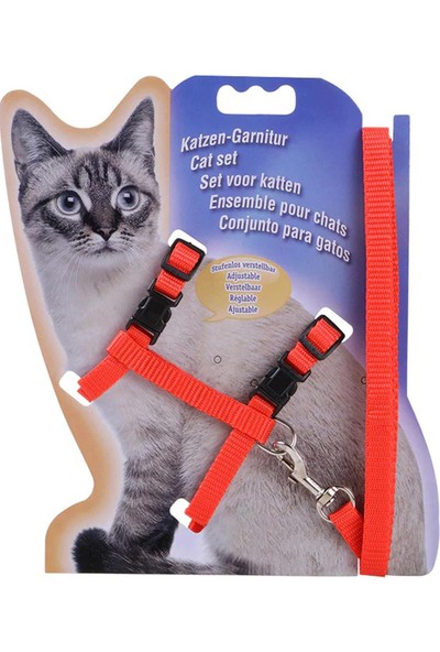 Trendpoint Kedi Göğüs Tasması ve Gezdirme Seti Trendpoint Kedi Göğüs Tasması ve Gezdirme Seti