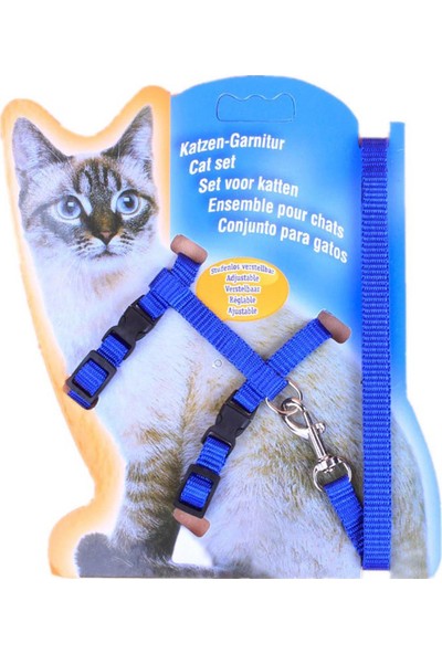 Trendpoint Kedi Göğüs Tasması ve Gezdirme Seti Trendpoint Kedi Göğüs Tasması ve Gezdirme Seti