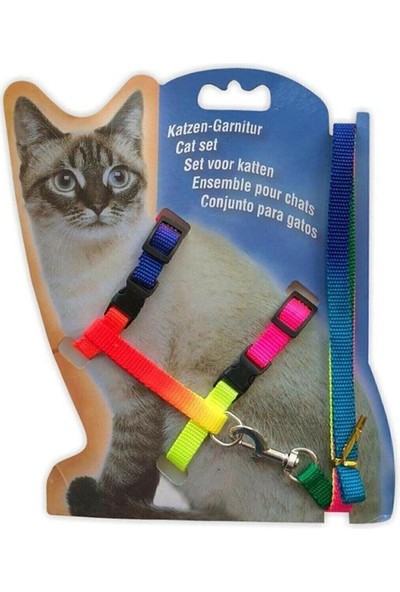 Trendpoint Kedi Göğüs Tasması ve Gezdirme Seti Trendpoint Kedi Göğüs Tasması ve Gezdirme Seti