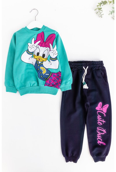Babymod Ördek Desenli Kız Çocuk Eşofman Takım