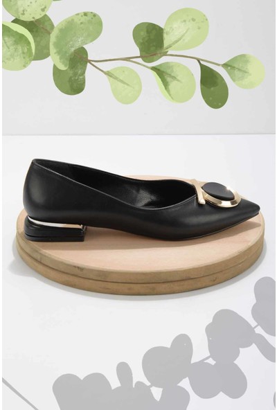 Bambi Siyah Kadın Babet K015966627