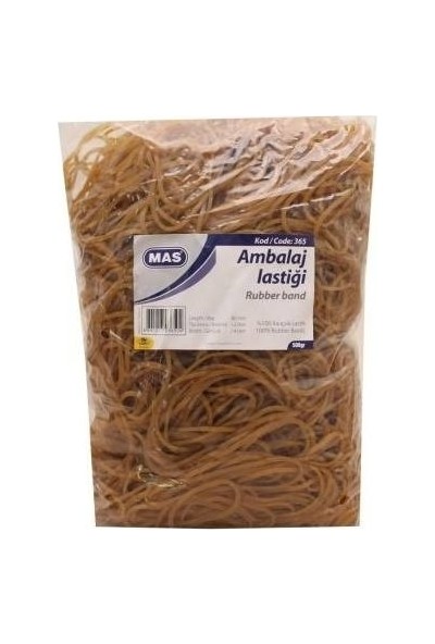 Mas Ambalaj Lastiği, %100 Kauçuk, 48 Mm, 500 Gr, Midi - 365 10 Lu