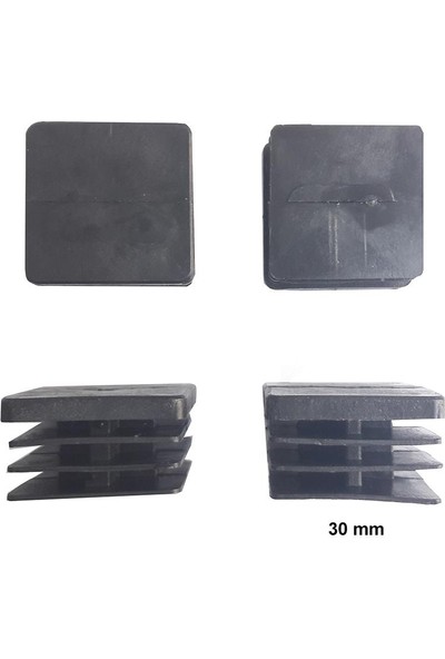Ennalbur Kare Profil Iç Tapa 30X30 mm 4 Adet