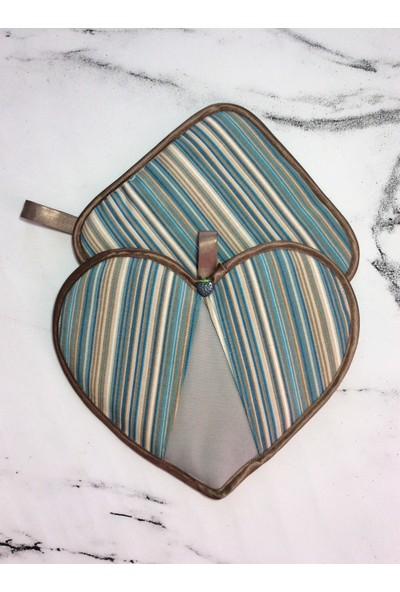 Fancyagnes Fancyagnes el Yapımı Isıya Dayanıklı Fırın Eldiveni Tutacak Kalp Ve Kare 2'Li Fancyagnes Fancyagnes el Yapımı Isıya Dayanıklı Fırın Eldiveni Tutacak Kalp Ve Kare 2'Li