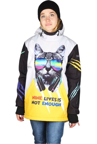 Snowsea Cool Cat Bayan Snowboard ve Kayak Montu Snowsea Cool Cat Bayan Snowboard ve Kayak Montu