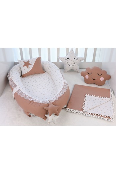 Umay Babynest Kahve 5 Parçalı Set 0-2 Yaş