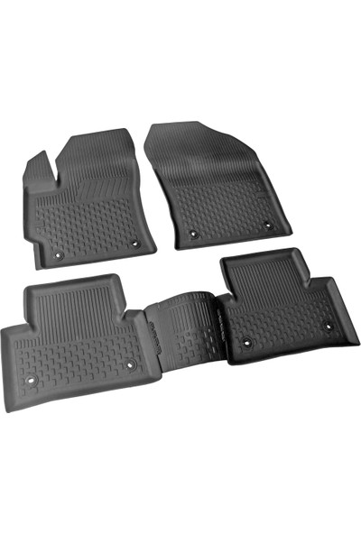 Sahler Toyota Corolla HB 2019 ve sonrası 4.5D Havuzlu Paspas Siyah Sahler Toyota Corolla HB 2019 ve sonrası 4.5D Havuzlu Paspas Siyah