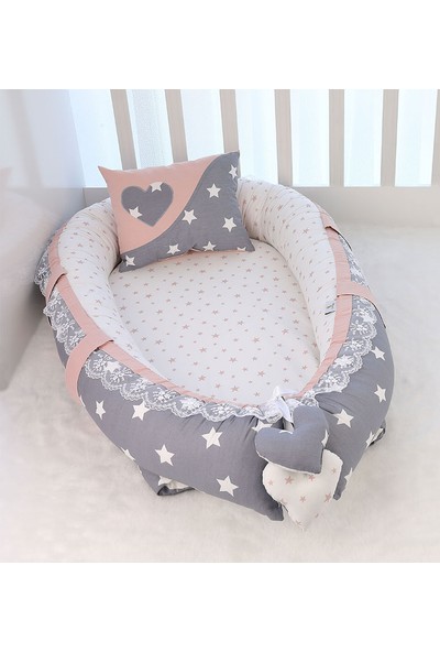 Umay Babynest Bebek Uyku Yatağı Kahve 100% Pamuk 0-2 Yaş