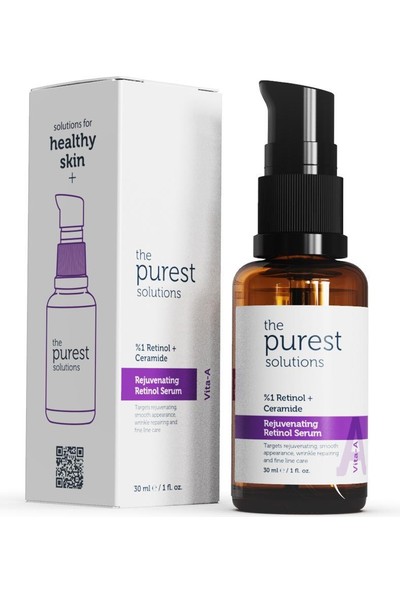 The Purest Solutions Vita-A Serum & Onarıcı & Besleyici Retinol Serum (1% Retinol + Ceramide) TPS201 The Purest Solutions Vita-A Serum & Onarıcı & Besleyici Retinol Serum (1% Retinol + Ceramide) TPS201