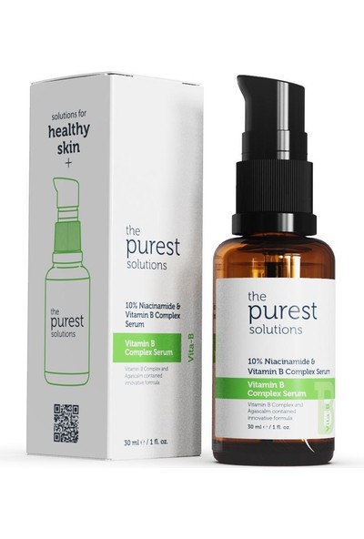 The Purest Solutions Vita-B Complex Niacinamide 10% Serum Bariyer Güçlenmeye Yardımcı Tüm Cilt Tiplerine Uygun TPS205 The Purest Solutions Vita-B Complex Niacinamide 10% Serum Bariyer Güçlenmeye Yardımcı Tüm Cilt Tiplerine Uygun TPS205