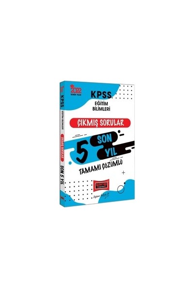 Yargı Yayınevi Yargı Yayınları 2022 KPSS Eğitim Bilimleri Tamamı Çözümlü Son 5 Yıl Çıkmış Sorular Yargı Yayınevi Yargı Yayınları 2022 KPSS Eğitim Bilimleri Tamamı Çözümlü Son 5 Yıl Çıkmış Sorular