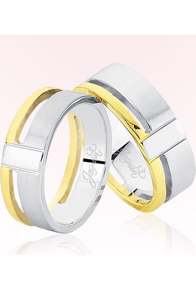 Harem Altın Lazer Kesim Altın Alyans 4004
