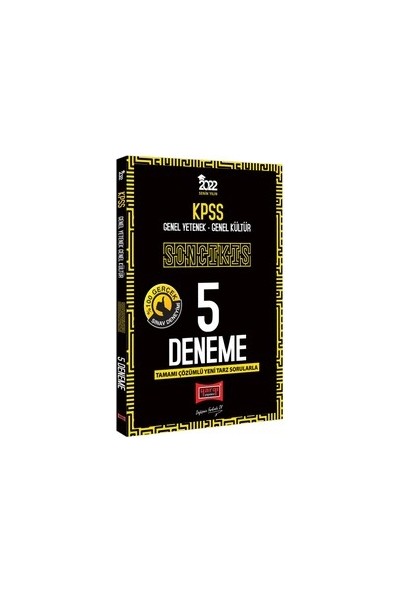 Yargı Yayınevi Yargı Yayınları 2022 KPSS Gy Gk Son Çıkış Tamamı Çözümlü 5 Deneme