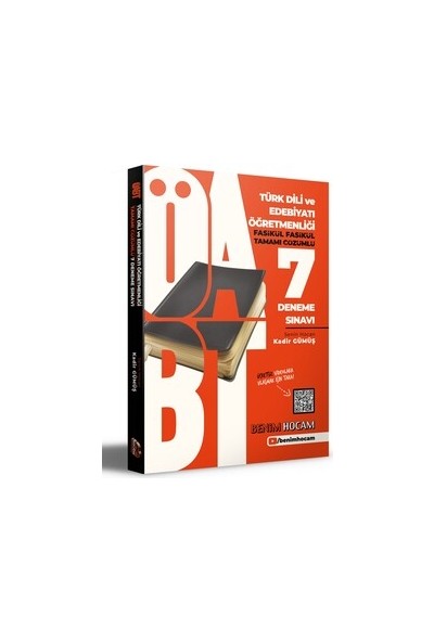 Benim Hocam Yayınevi Benim Hocam Yayınları 2021 ÖABT Türk Dili ve Edebiyatı Öğretmenliği Fasikül Fasikül Tamamı Çözümlü 7 Deneme Sınavı