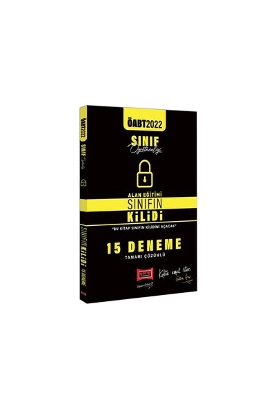Yargı Yayınevi Yargı Yayınları 2022 ÖABT Sınıf Öğretmenliği Sınıfın Kilidi Tamamı Çözümlü 15 Deneme