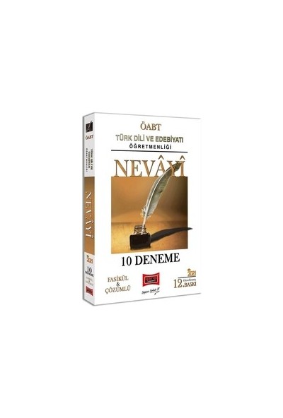 Yargı Yayınevi Yargı Yayınları 2021 ÖABT Nevayi Türk Dili ve Edebiyatı Öğretmenliği Çözümlü 10 Fasikül Deneme 12. Baskı Yargı Yayınevi Yargı Yayınları 2021 ÖABT Nevayi Türk Dili ve Edebiyatı Öğretmenliği Çözümlü 10 Fasikül Deneme 12. Baskı
