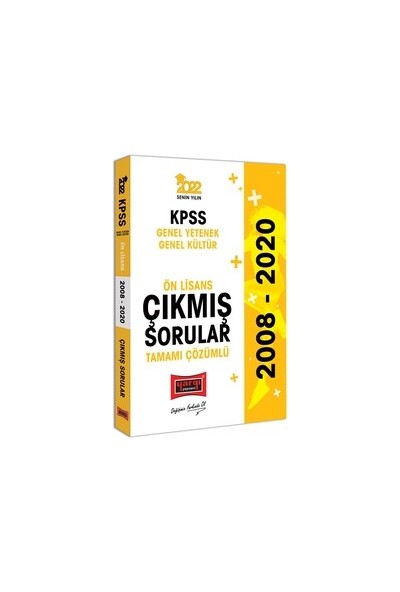 Yargı Yayınevi Yargı Yayınları 2022 KPSS Gy Gk Ön Lisans Tamamı Çözümlü Çıkmış Sorular