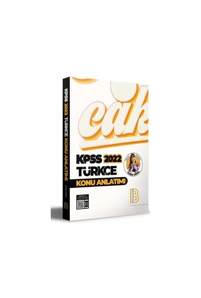 Benim Hocam Yayınevi Benim Hocam Yayınları 2022 KPSS Türkçe Konu Anlatımı
