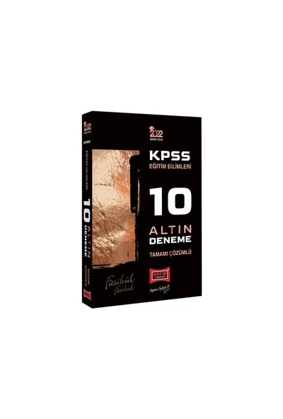 Yargı Yayınevi Yargı Yayınları 2022 KPSS Eğitim Bilimleri Tamamı Çözümlü Fasikül Fasikül 10 Altın Deneme Yargı Yayınevi Yargı Yayınları 2022 KPSS Eğitim Bilimleri Tamamı Çözümlü Fasikül Fasikül 10 Altın Deneme