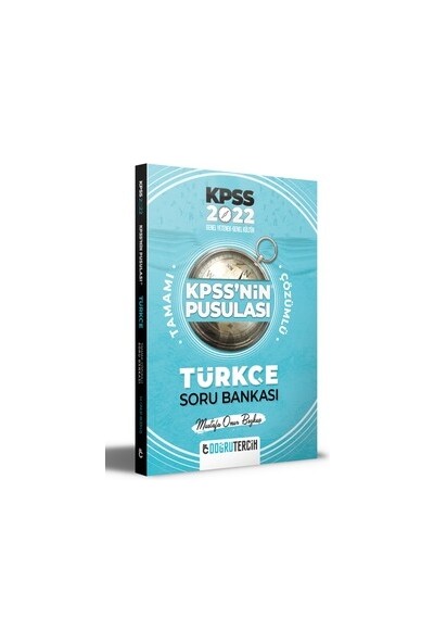 Doğru Tercih Yayınları 2022 KPSS'nin Pusulası Türkçe Soru Bankası Doğru Tercih Yayınları 2022 KPSS'nin Pusulası Türkçe Soru Bankası