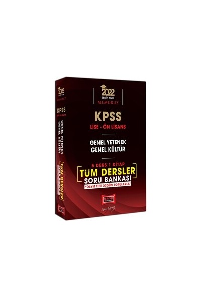 Yargı Yayınevi Yargı Yayınları 2022 KPSS Lise Ön Lisans Gy Gk 5 Ders 1 Kitap Tüm Dersler Soru Bankası Yargı Yayınevi Yargı Yayınları 2022 KPSS Lise Ön Lisans Gy Gk 5 Ders 1 Kitap Tüm Dersler Soru Bankası