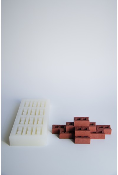 Reality Minyatür Tuğla Silikon Kalıbı Reality Minyatür Tuğla Silikon Kalıbı