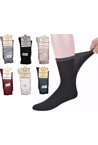 Mercha Bell Warmen 6'lı Set Lastiksiz Dikişsiz Cotton Diyabetik Şeker Çorabı Mercha Bell Warmen 6'lı Set Lastiksiz Dikişsiz Cotton Diyabetik Şeker Çorabı